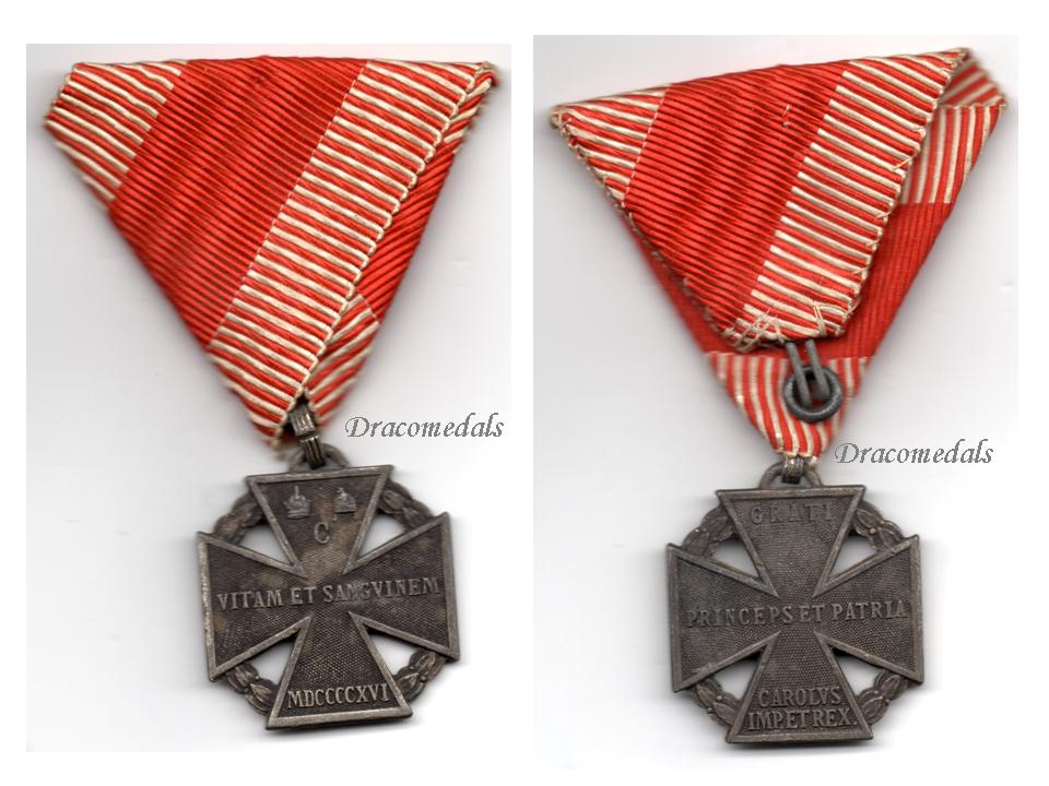 Austria Hungary WWI Kaiser Karl's Cross Troops 1917 Maker HMA Austrian ...