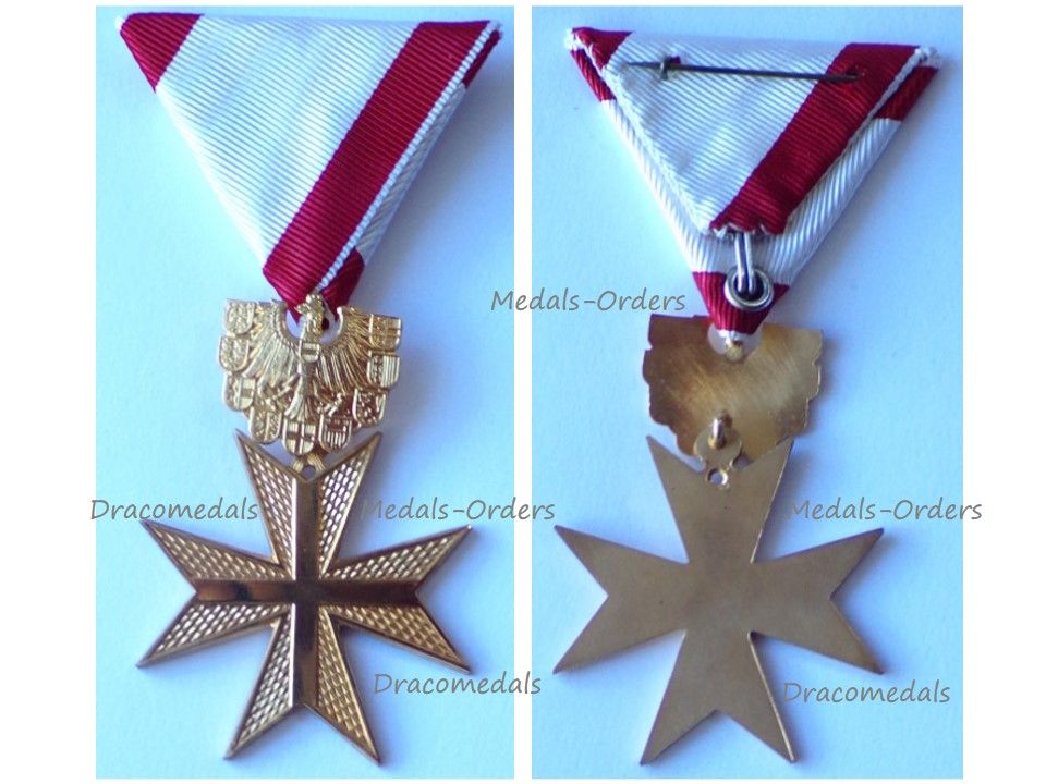 Austria Order Decoration Honor Honour Services Austrian Republic Gold ...