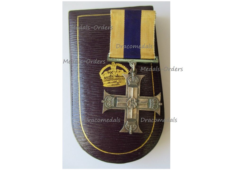 Britain WWI Military Cross MC Boxed GV King George V Medal British ...
