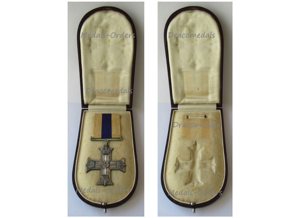 Britain WWI Military Cross MC Boxed GV King George V Medal British ...