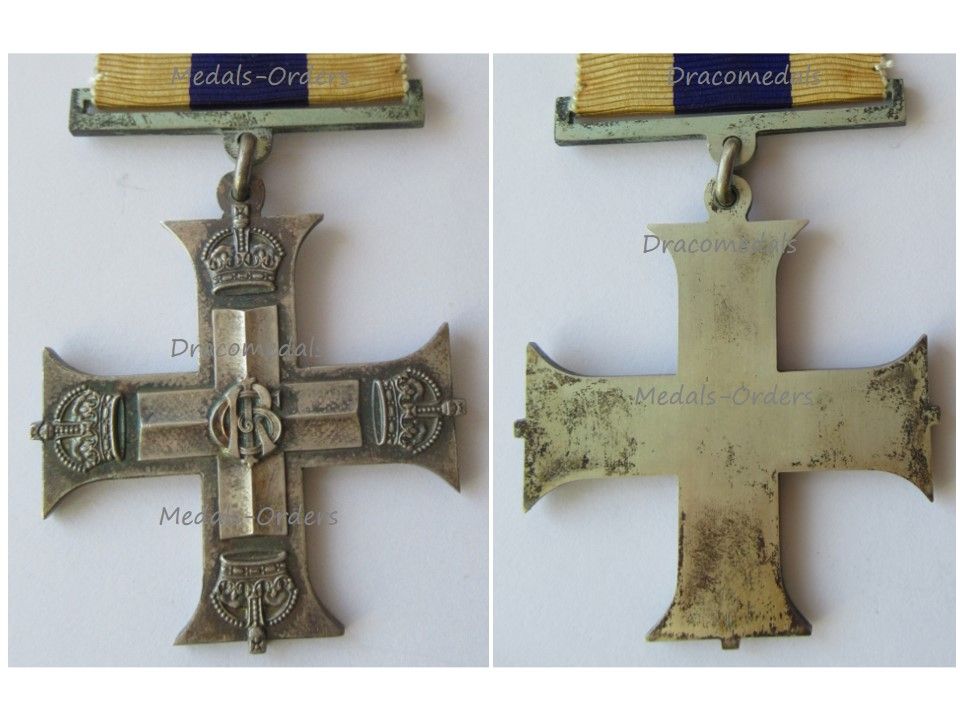 Britain WWI Military Cross MC Boxed GV King George V Medal British ...
