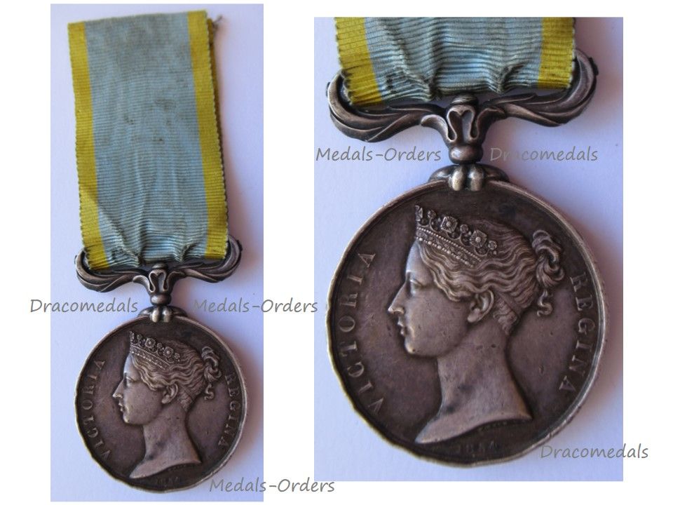 Britain Crimea Medal, Crimean War 1854 1856, Queen Victoria, Wyon ...
