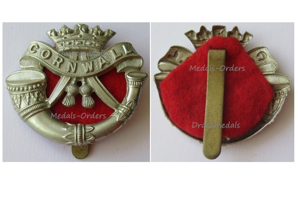 Great Britain WWII Cap Badge Duke of Cornwall's Light Infantry ...