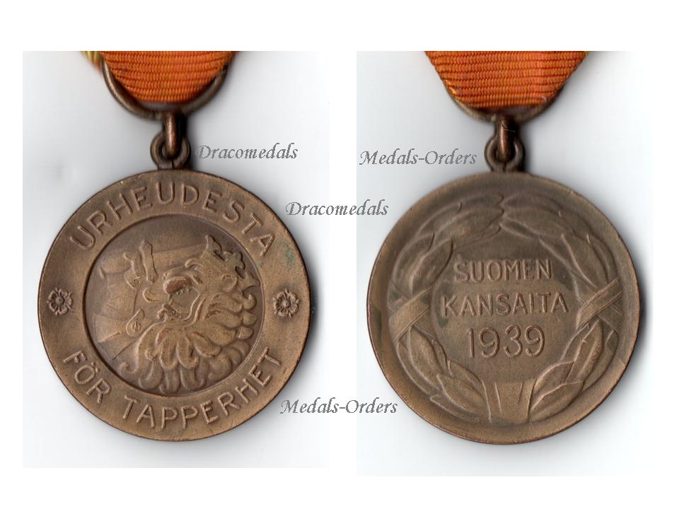 Finland WWII Order Cross Liberty Bronze Medal 1939 pmo00781 2nd II ...
