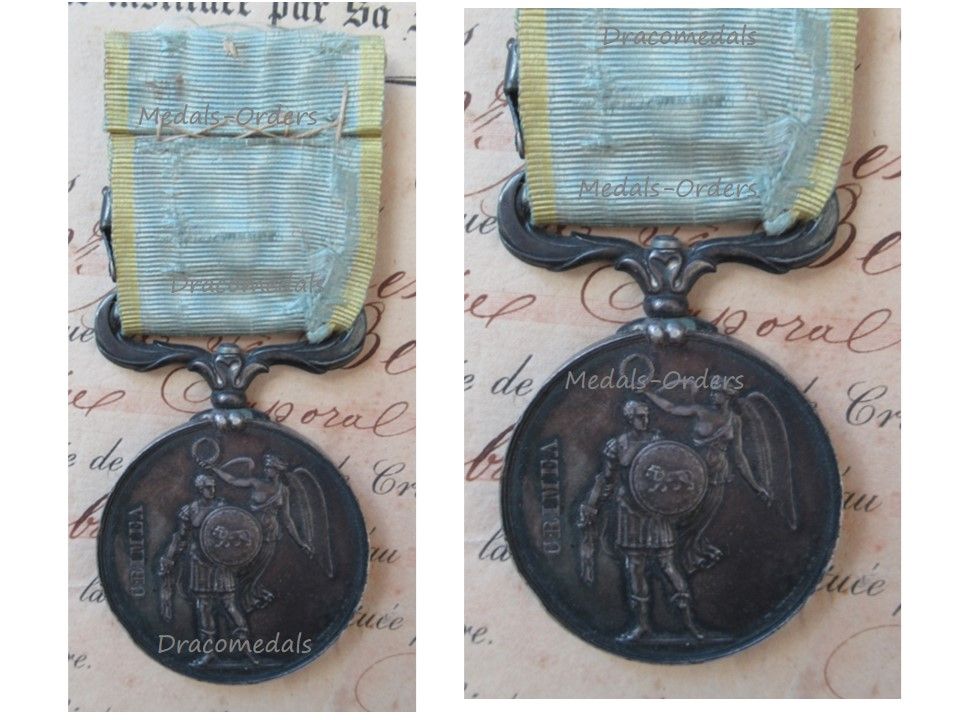Britain France Medal Crimea Sebastopol Italian Campaign 1860 Diploma ...