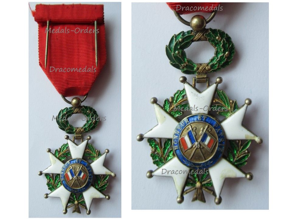 France WWII Order Legion Honor Officer Cross 1951 1961 pmo03503 Medal ...
