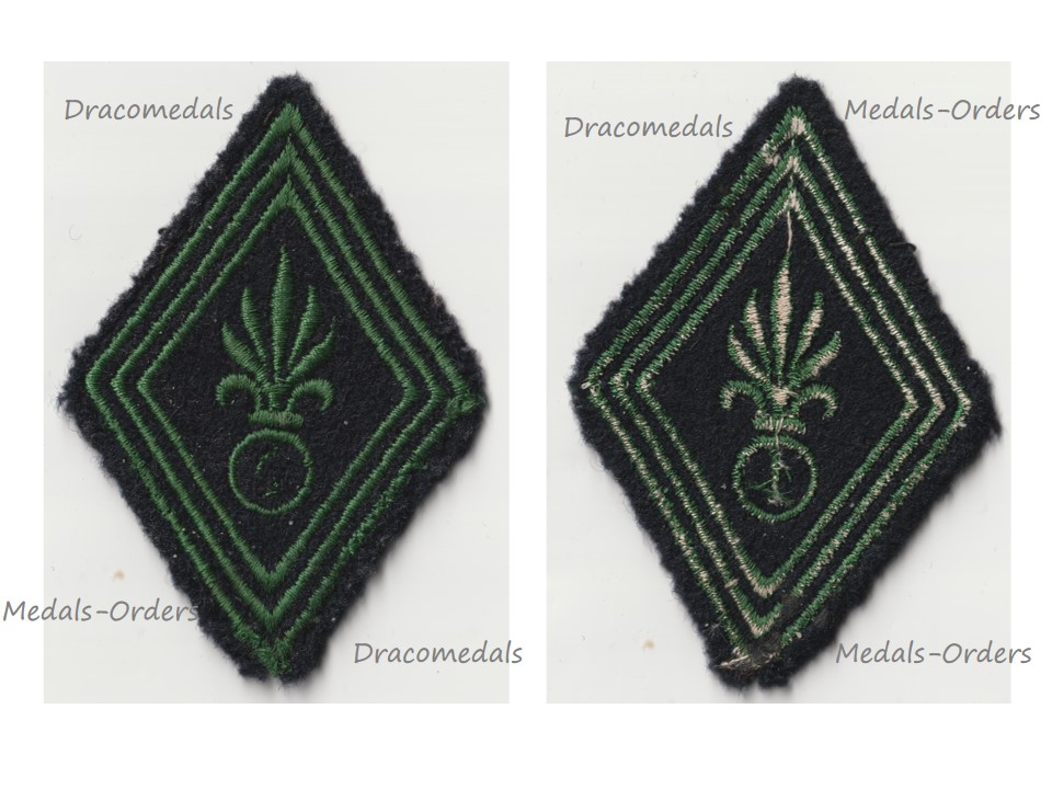France Foreign Legion NCO non commissioned officer Diamont Patch Model ...