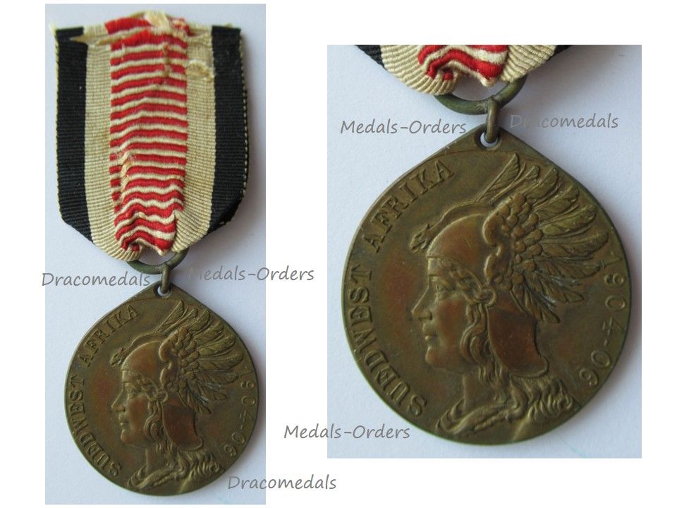 Germany South West Africa Colonial Military Medal Bronze Combatants ...