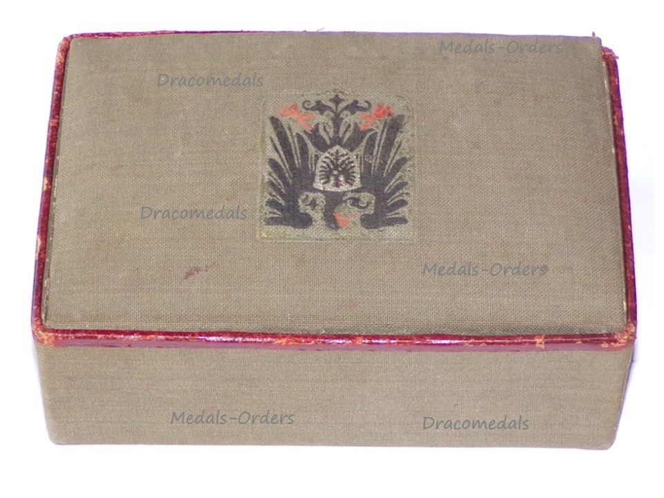 Germany WWI Patriotic Box Feldgrau Fabric Imperial Eagle Prussia Kaiser ...