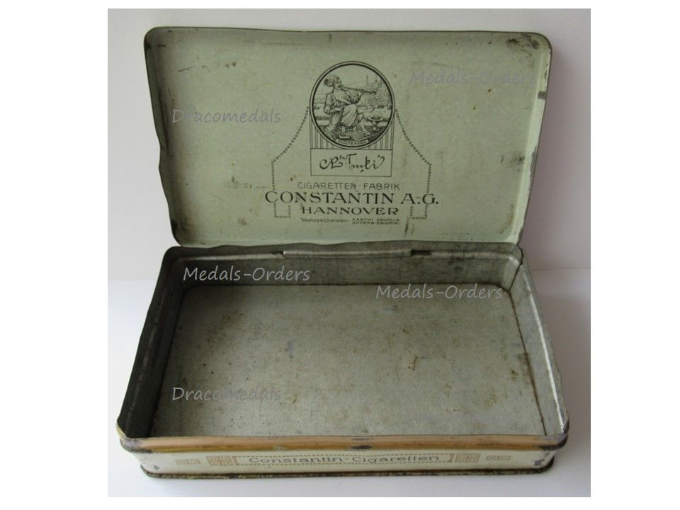 Germany WWI Constantin Kaiserpreis N.55 100 Cigarette Box Ensign ...