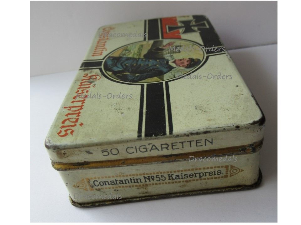 Germany WWI Constantin Kaiserpreis N.55 Box 50 Cigarette Ensign ...