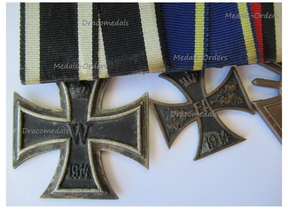 Germany WWI Brunswick Military Merit Iron Cross pmo00555 EK2 EA2 Ernst ...