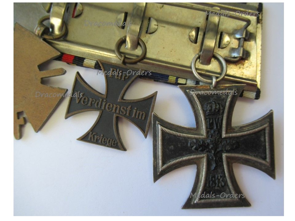 Germany WWI Brunswick Military Merit Iron Cross pmo00555 EK2 EA2 Ernst ...