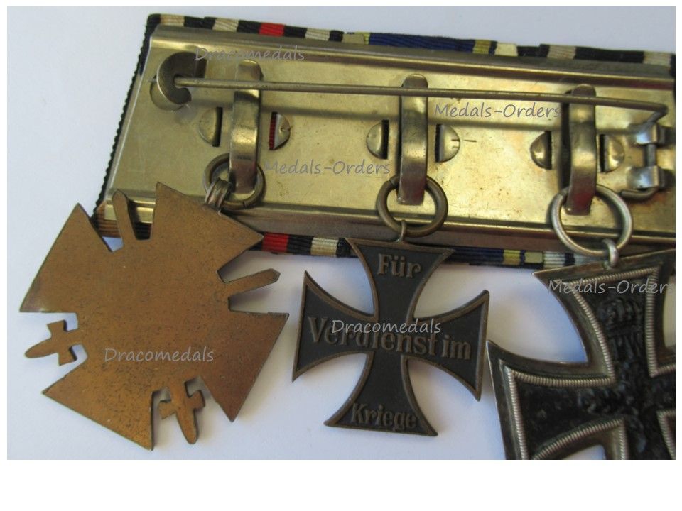 Germany WWI Brunswick Military Merit Iron Cross pmo00555 EK2 EA2 Ernst ...