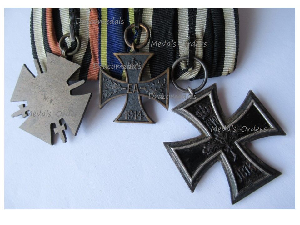 Germany WWI Brunswick Military Merit Iron Cross pmo04991 EK2 EA2 KO ...