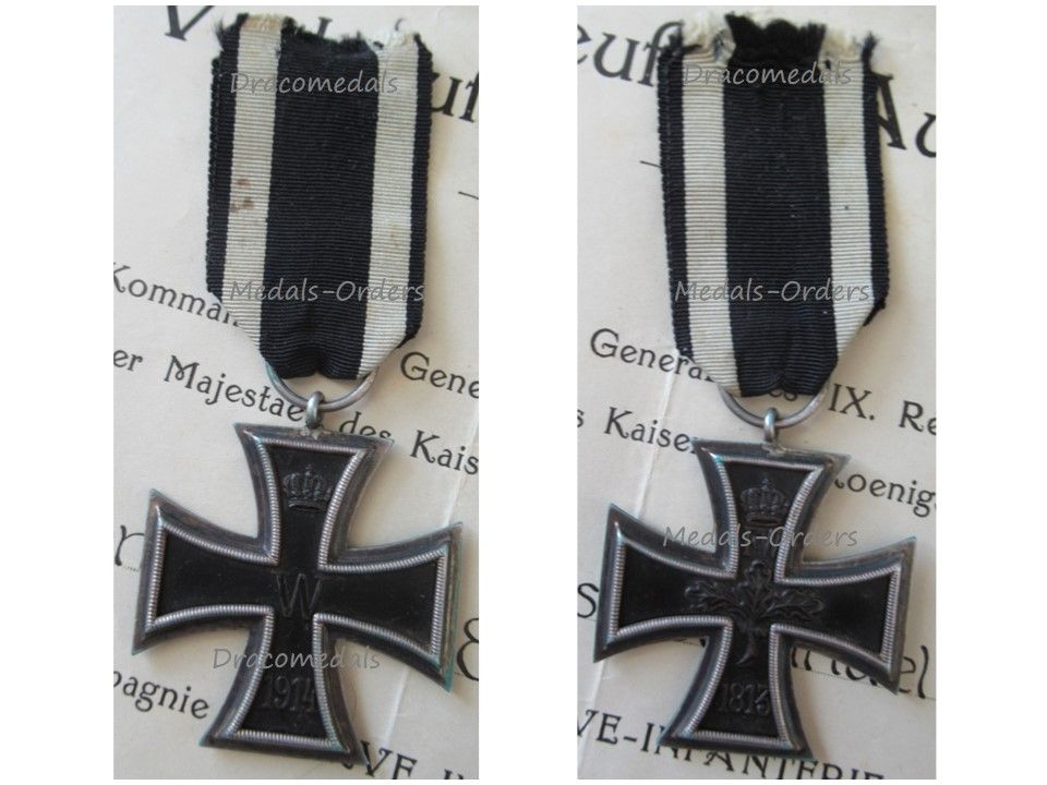 Germany WWI Hanseatic Hamburg Iron Cross KO imperial Mint set EK1 EK2 ...