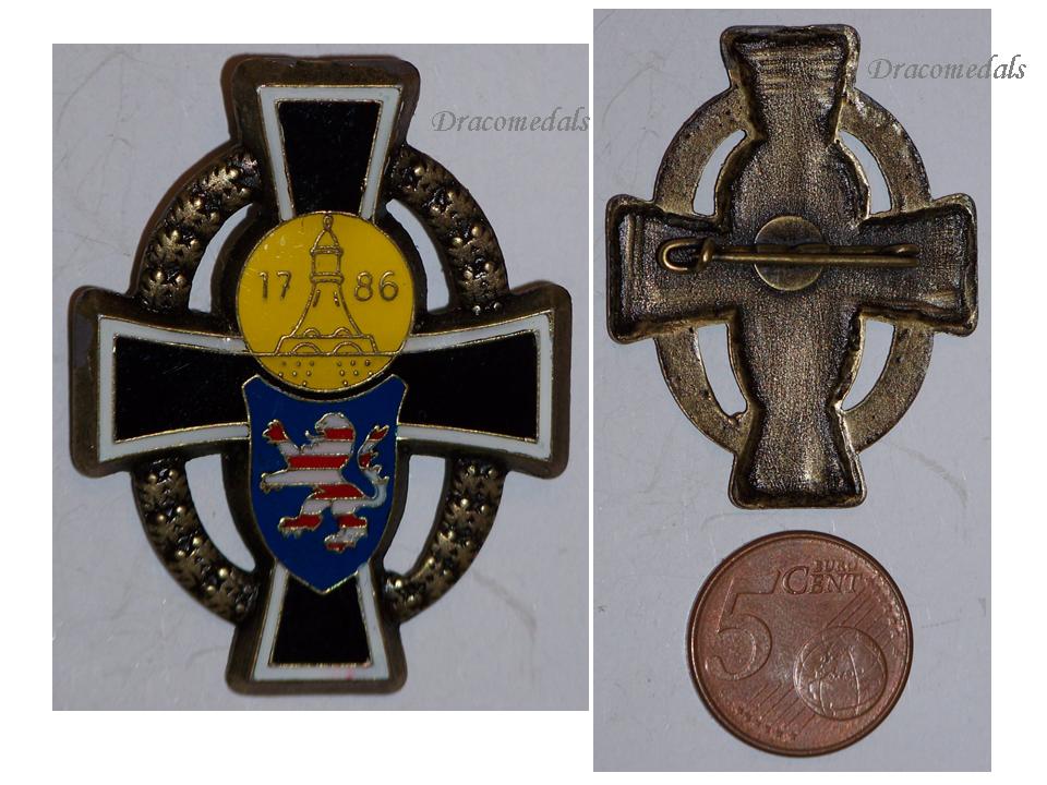 Germany WWI WW1 Hesse badge Kyffhauser Lighthouse 1786 Land Forces ...