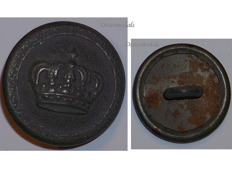 Germany WWI Uniform Button Imperial Army Crown Maker M0 German Prussia ...