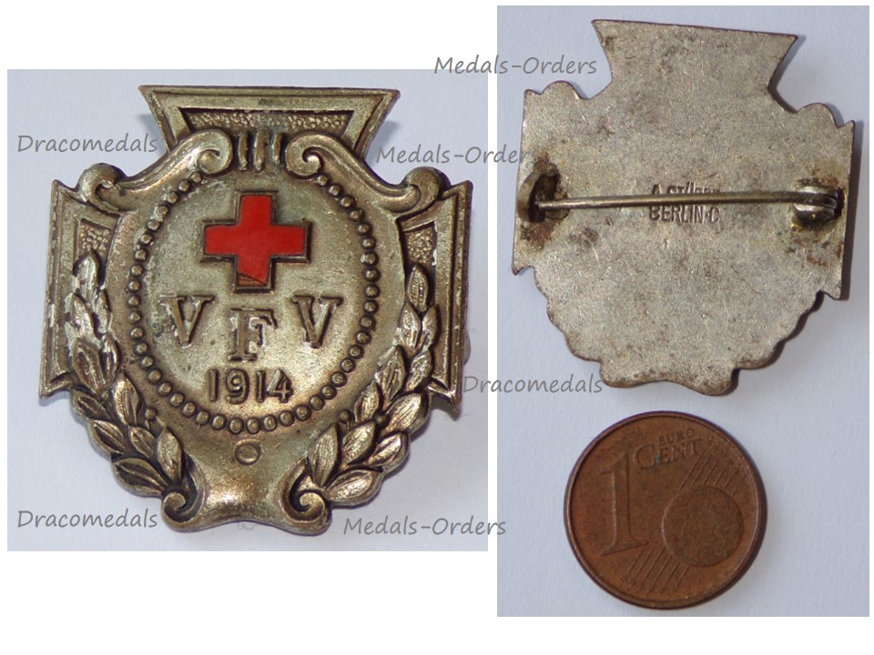 Germany WWI German VFV Badge Red Cross pmo04142 Stubbe Women Ladies ...