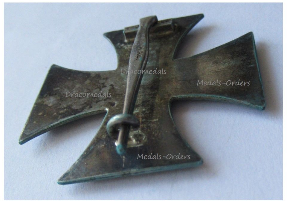 Germany WWI Iron Cross 1st Class EK1 Maker KAG German Military Medal ...