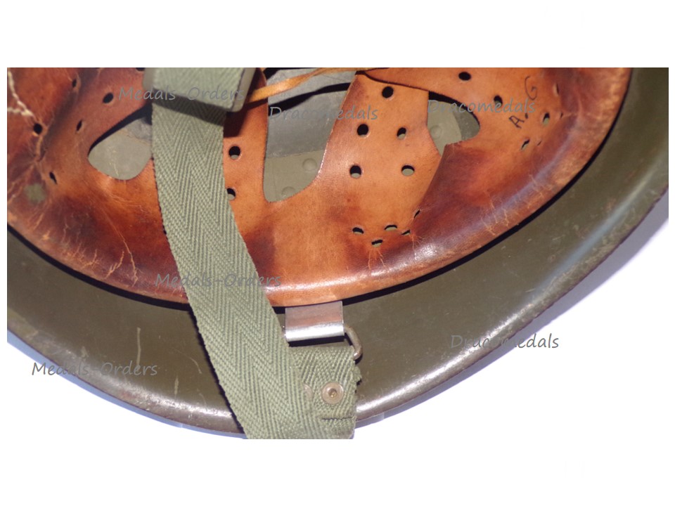 Italy WWII Italian Army Steel Helmet Model 33 M33 M33/47 Republic ...