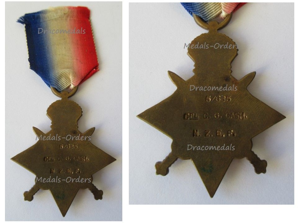 Britain New Zealand WWI 1914-15 Star Military Medal NCO Corporal CPL ...