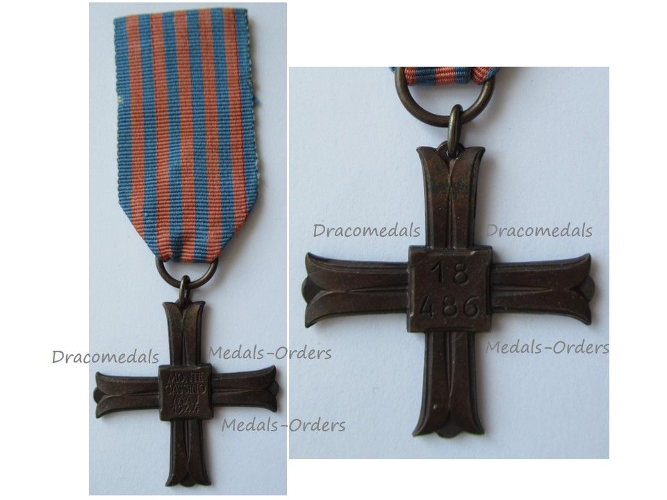 Poland WWII Monte Cassino Commemorative Cross 1944 Polish Military ...