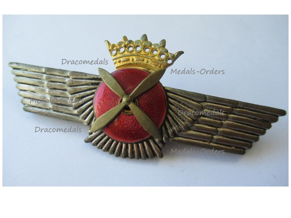Spain Pilot Wings badge Spanish Air Force Military Insignia General ...