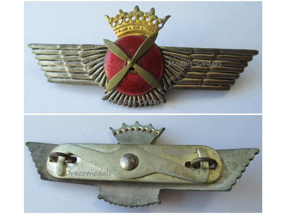 Spain Pilot Wings badge Spanish Air Force Military Insignia General ...