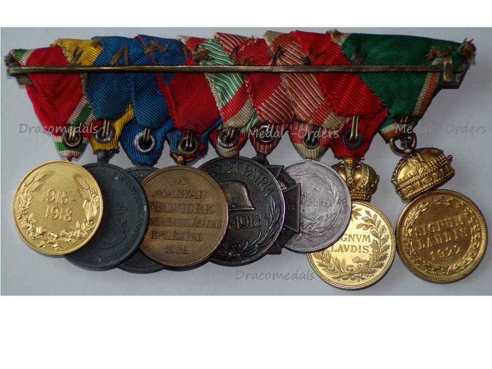 Austria Hungary WWI WWII Signum Laudis Liberation Transylvania Pro Deo ...