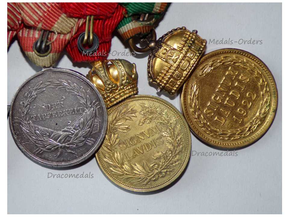 Austria Hungary WWI WWII Signum Laudis Liberation Transylvania Pro Deo ...