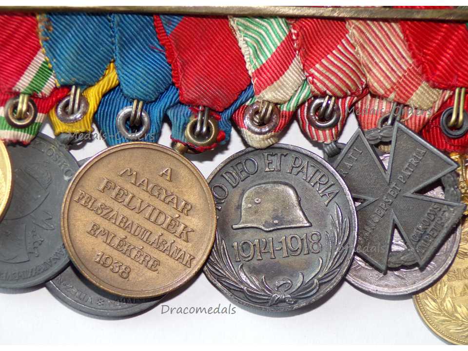 Austria Hungary WWI WWII Signum Laudis Liberation Transylvania Pro Deo ...